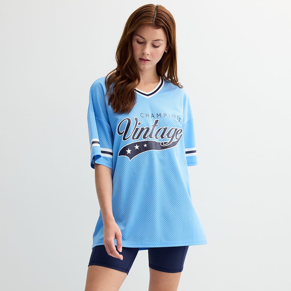 Juniors' Harper & Ivy Oversized Jersey Tee