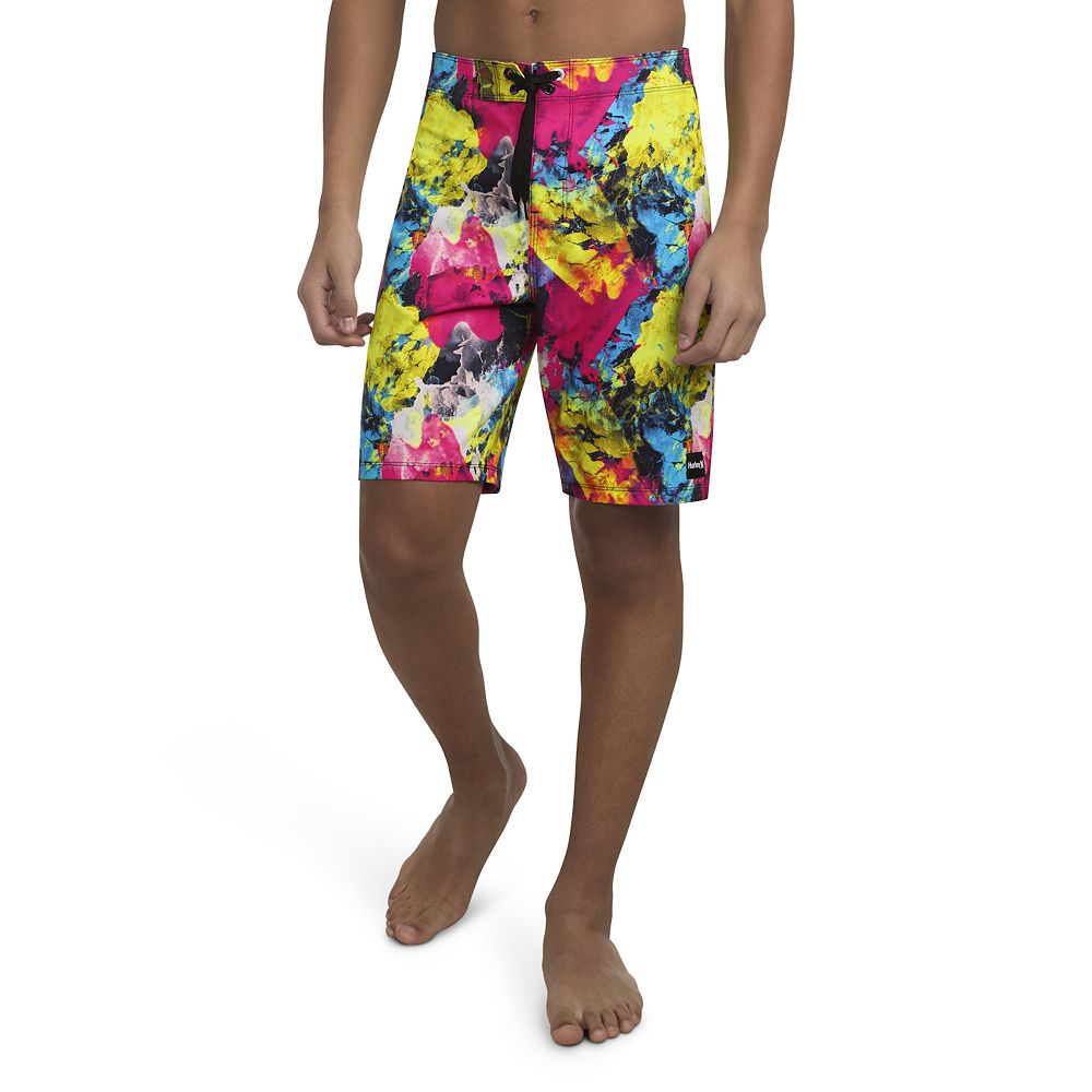 Boys 8-20 Hurley Watercolor Splatter Swim Boardshorts