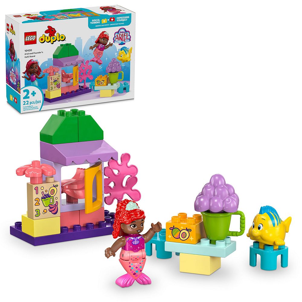Disney's Ariel LEGO DUPLO Ariel and Flounder’s Café Stand 10420 ...