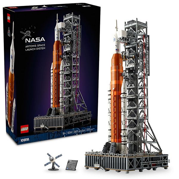 LEGO Icons NASA Artemis Space Launch System 10341 Building Kit (3601 ...