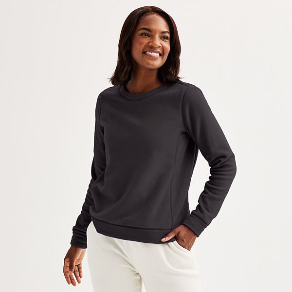 Women's Tek Gear® Micro Fleece Crewneck Sweatshirt