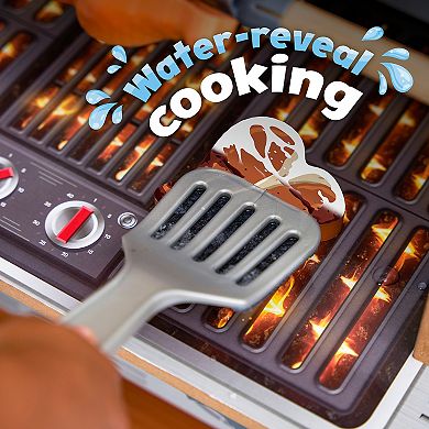 KidKraft Spin & Reveal Wooden Grill & Play Kitchen with Water-Reveal ...
