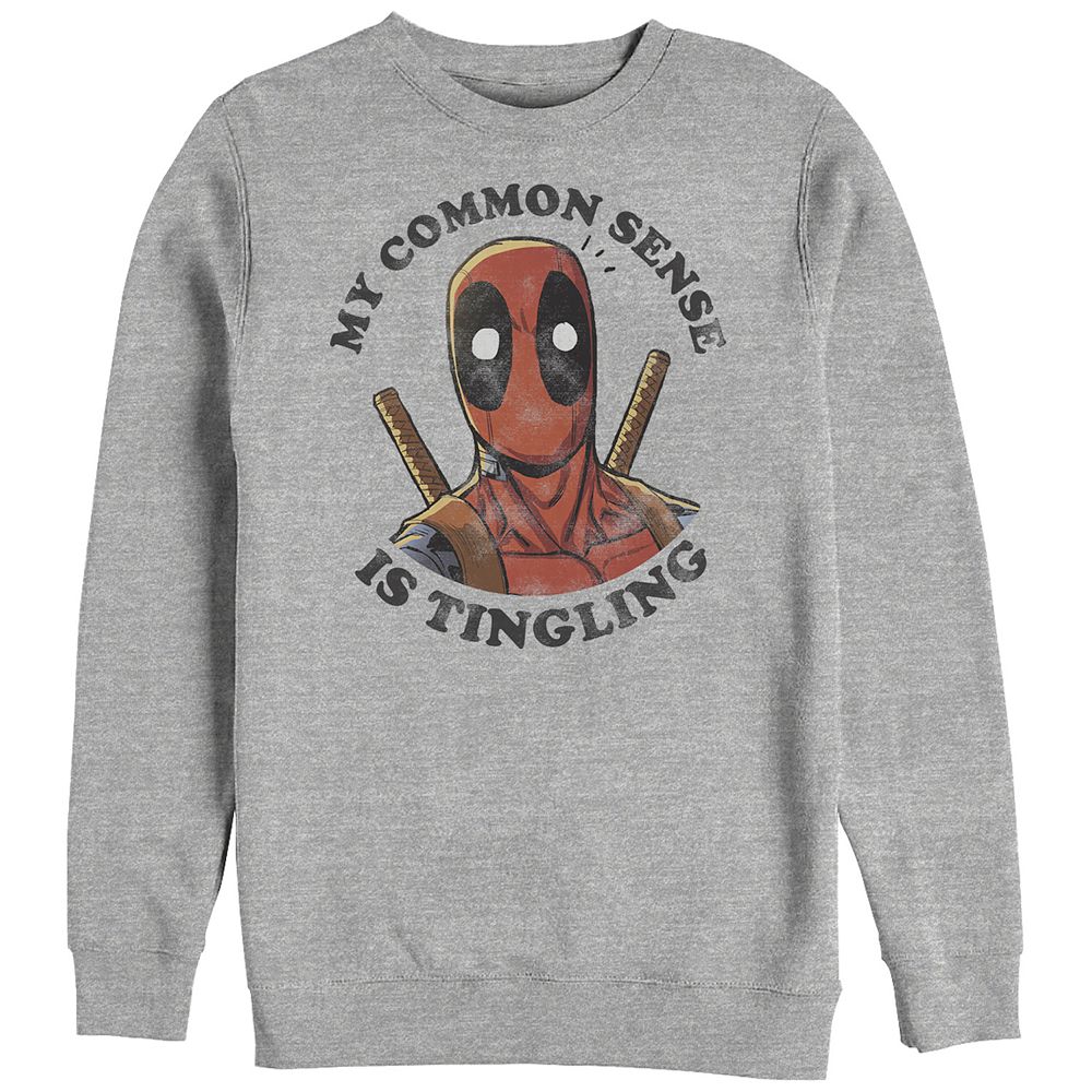 Big & Tall Marvel Deadpool My Common Sense Is Tingling Graphic Fleece