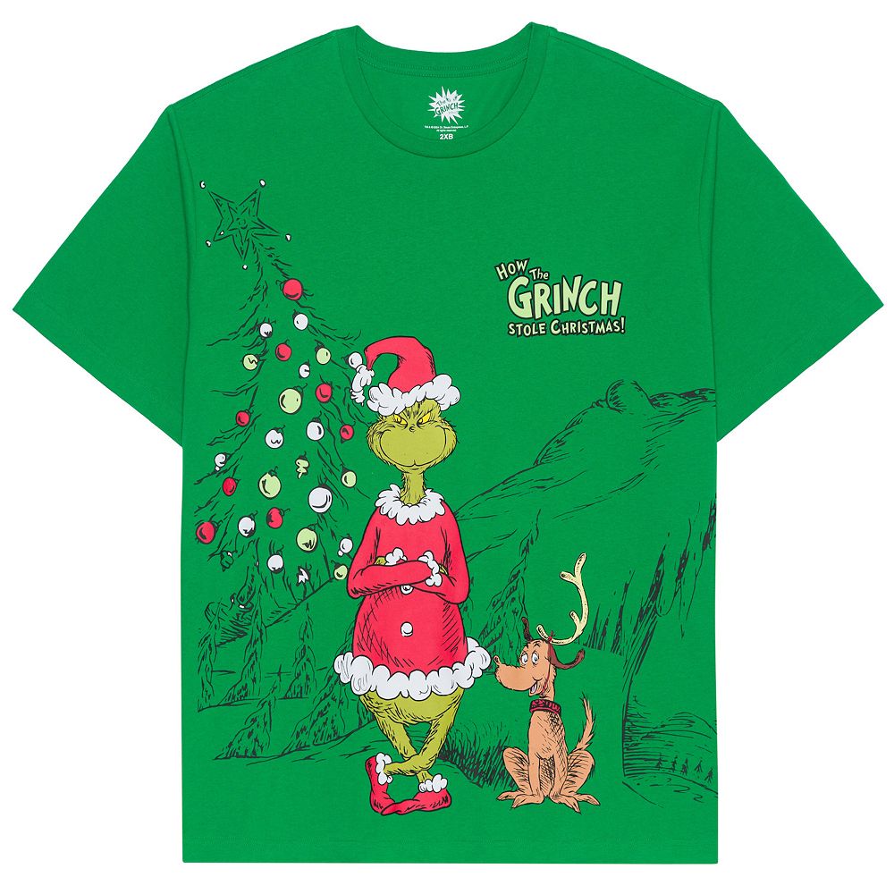 Big & Tall Dr. Seuss' How The Grinch Stole Christmas Graphic Tee
