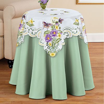 Collections Etc 20 Inch Diameter Round Wooden Side Accent Table