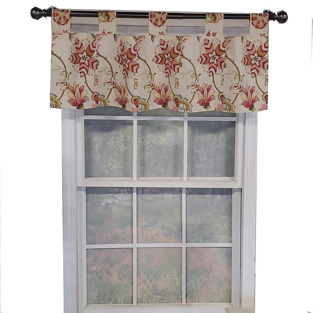 Ophelia Tab Style Premium Quality Modern Valance Set 4" Tab
