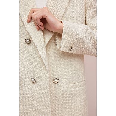 Women's NEXT Boucle Fitted Blazer