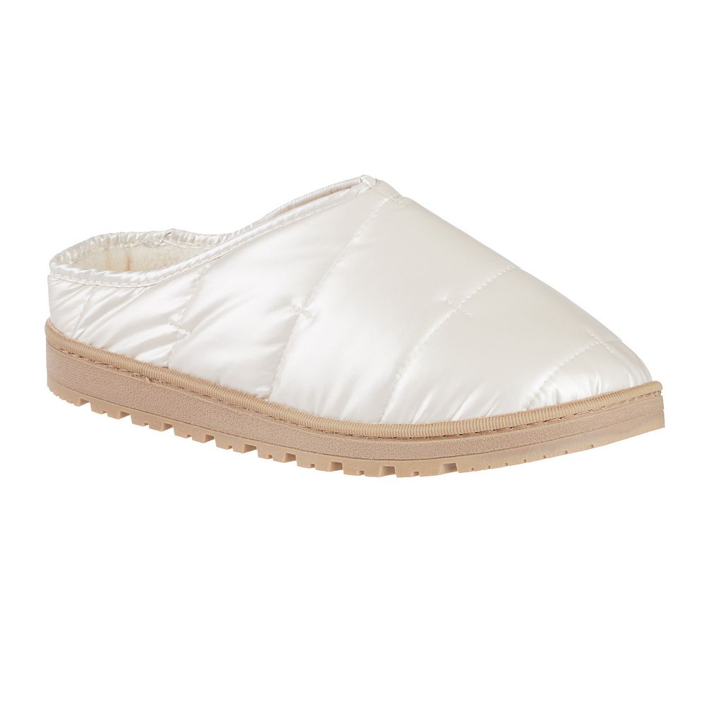 isotoner Mikaela Memory Foam Women's Indoor/Outdoor Puffer Clog Slippers