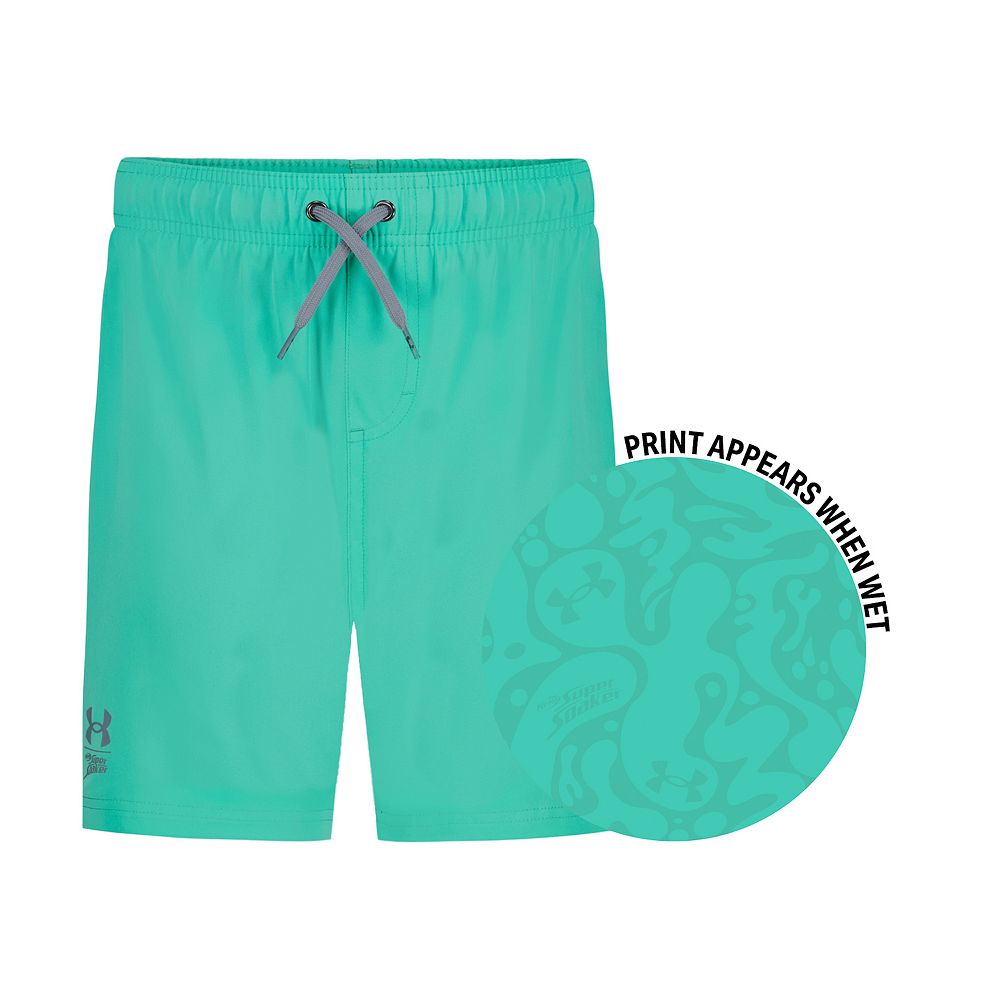 Boys 8-20 Under Armour Print When Wet Compression Swimsuit