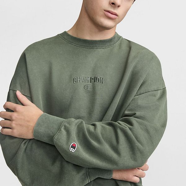 Men S Champion Vintage Wash Crewneck Sweatshirt