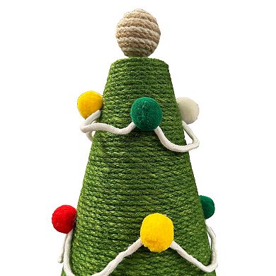 Meow Christmas Tree Cat Scratcher