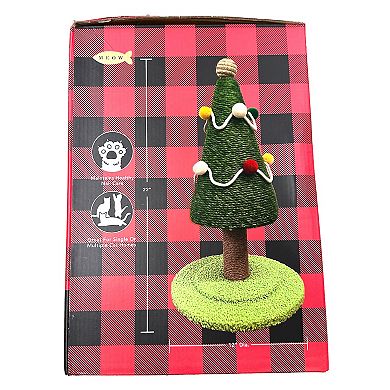 Meow Christmas Tree Cat Scratcher
