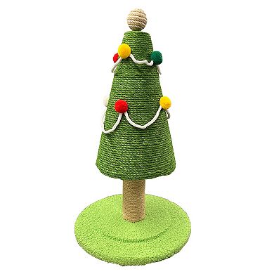 Meow Christmas Tree Cat Scratcher