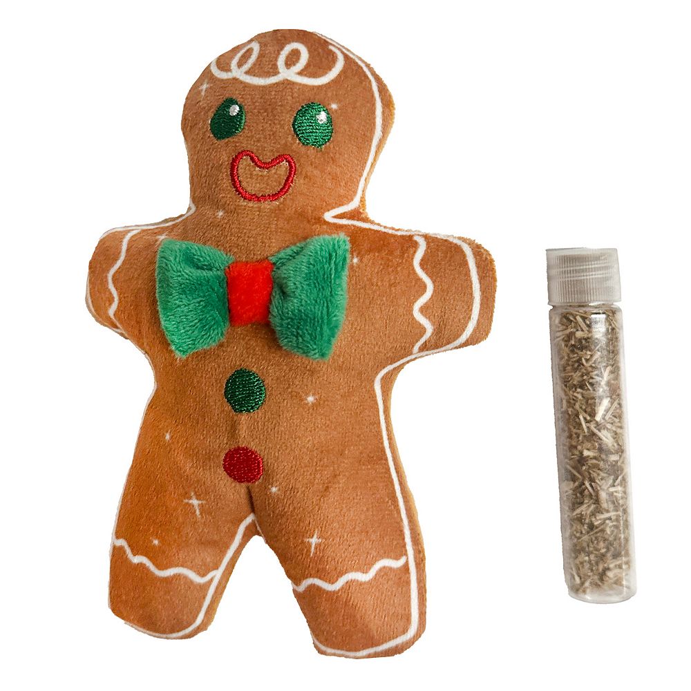 Meow Gingerbread Catnip Cat Toy