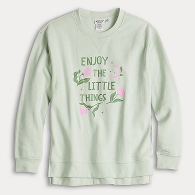 Women's Enjoy The Little Things Graphic Pullover