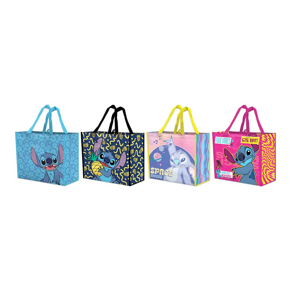 Disney's Lilo & Stitch 4-pc. Reusable Extra Large Tote Bag Set