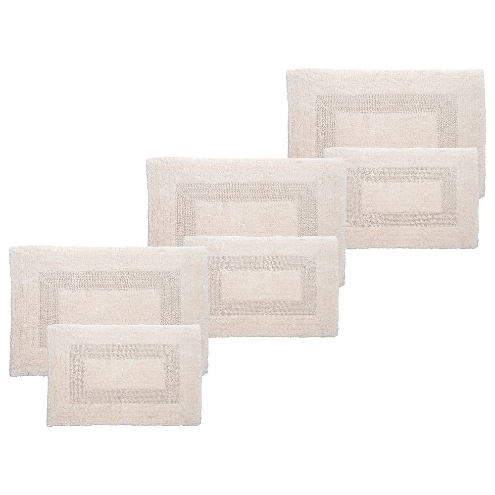 Lavish Home 6-pc. Cotton Bathroom Rug Set