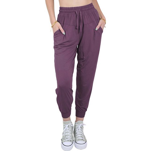 Women's Drawstring Waist Pleated Detail Jogger