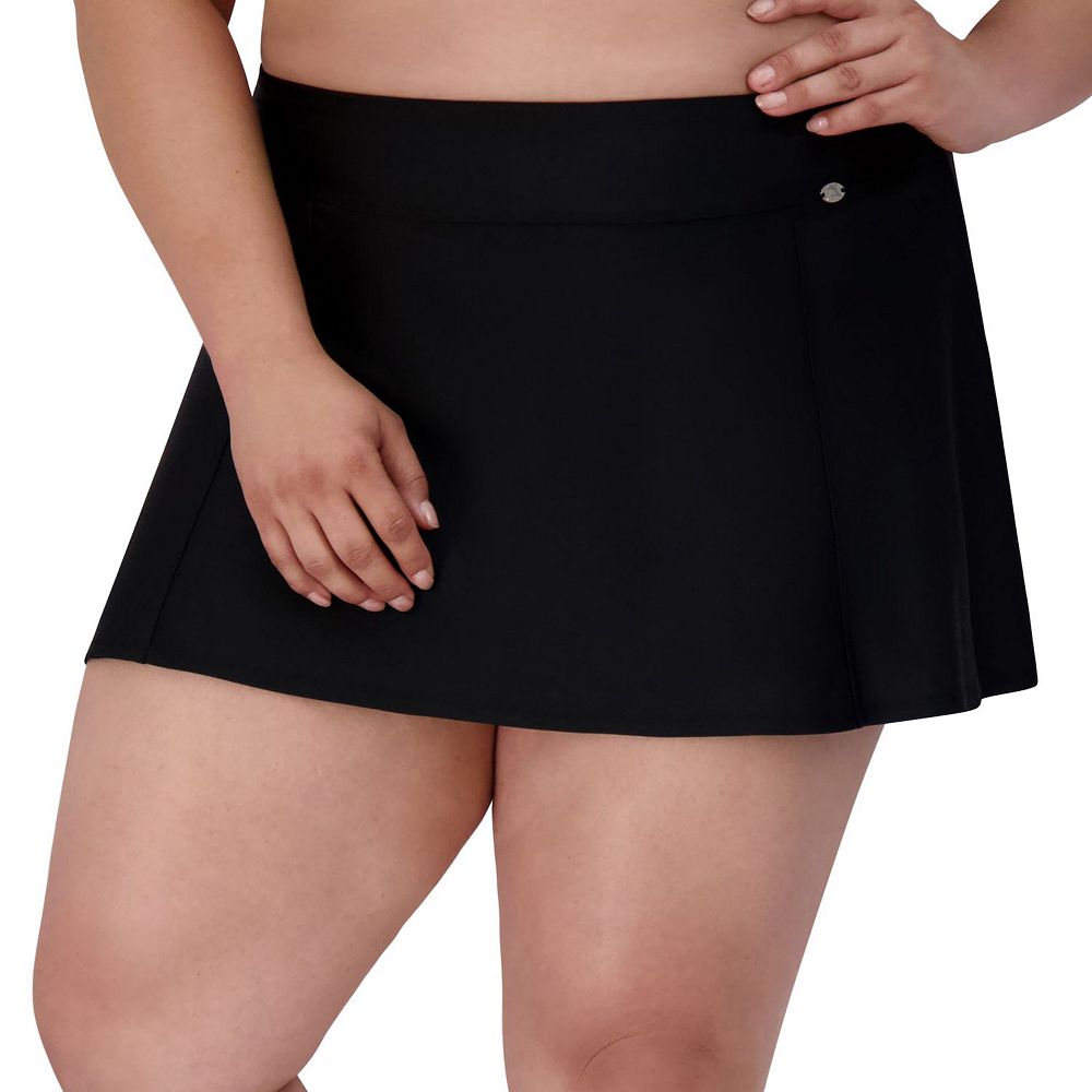 Plus Size ZeroXposur Swing Skirtini Swim Bottoms