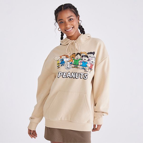 Juniors' Aeropostale Peanuts Group Pullover Hoodie