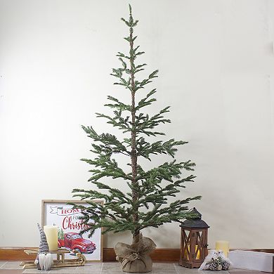 Northlight Ponderosa Pine 5.25' Unlit Artificial Christmas Tree with ...