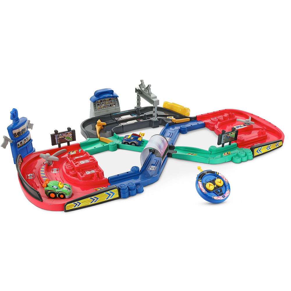 VTech Go! Go! Smart Wheel Checkered Flag Motorized Track Set