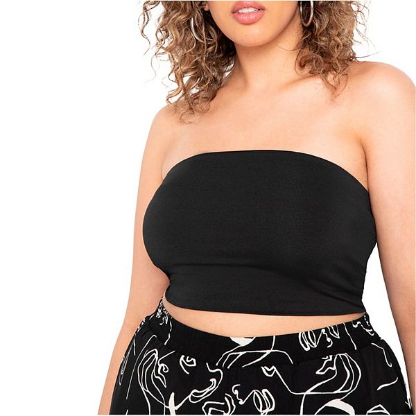 Eloquii Women's Plus Size Bandeau Top