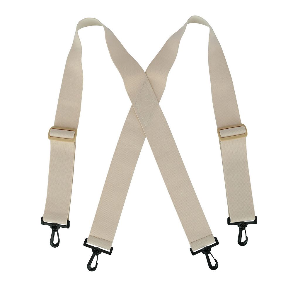 Elastic Undergarment Tsa Compliant Suspenders With Swivel Hook Ends