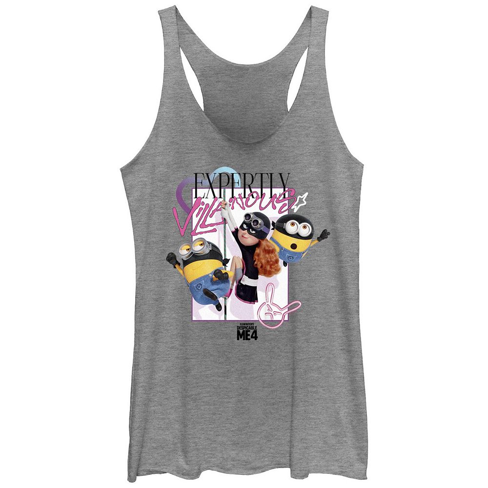 Juniors' Despicable Me 4 Minions Expertly Villainous Racerback Tank Top