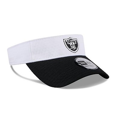 Men's New Era White/Black Las Vegas Raiders 2024 NFL Training Camp ...