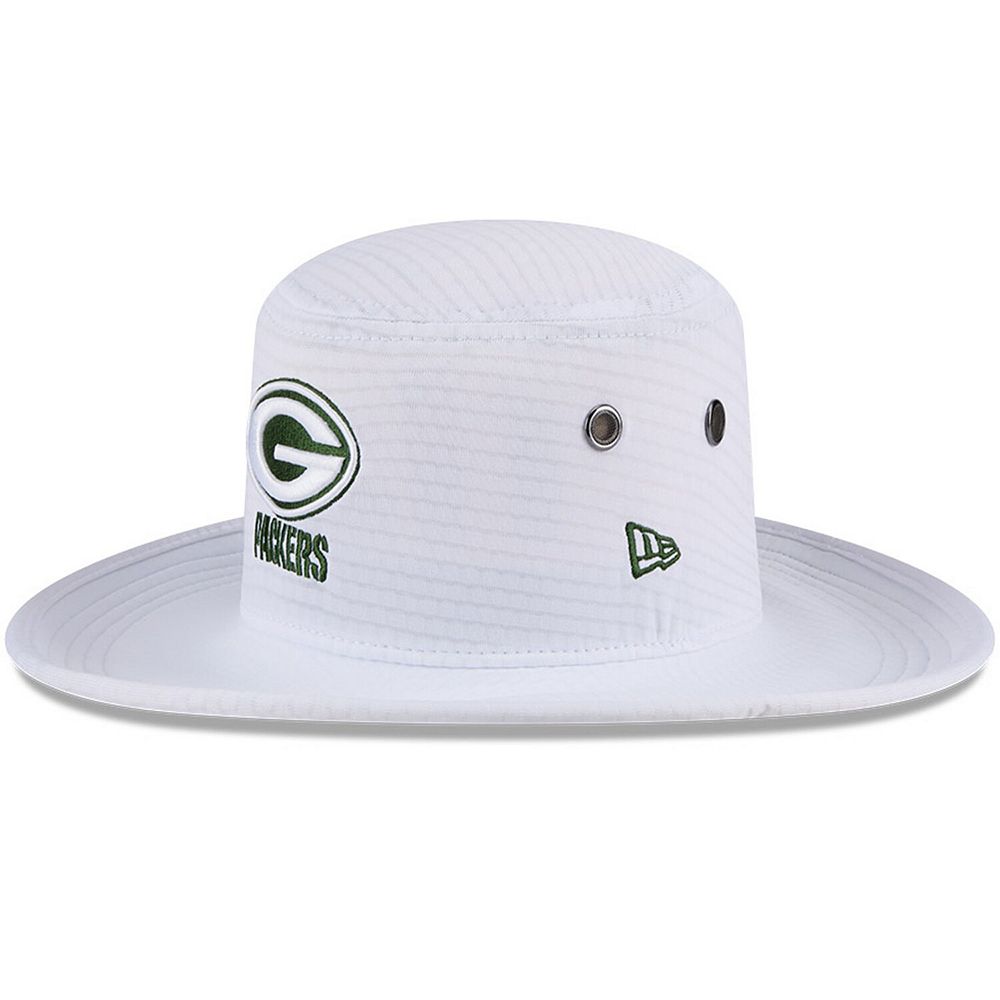 Men's New Era White Green Bay Packers 2024 NFL Training Camp Panama ...