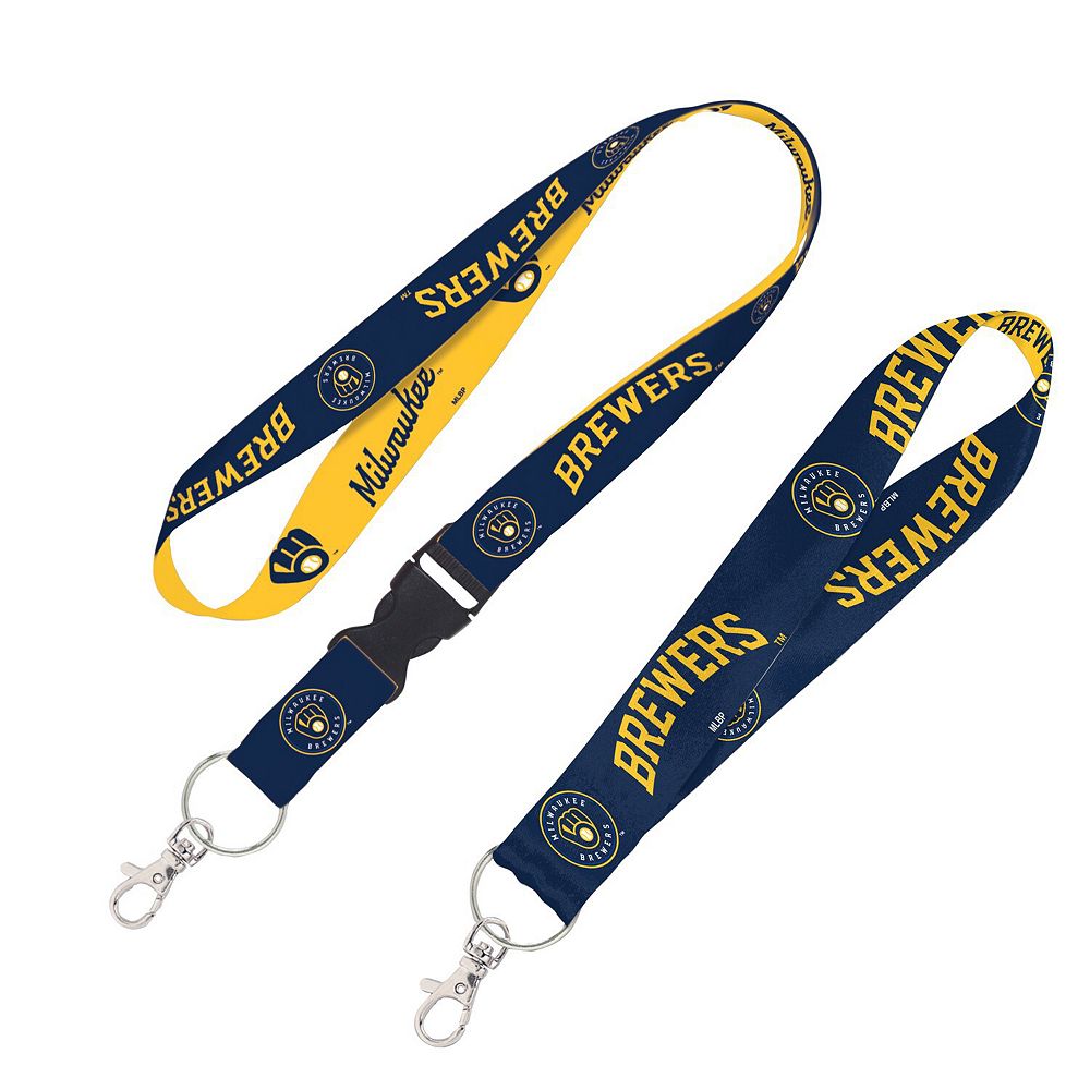 WinCraft Milwaukee Brewers 2-Pack Lanyard with Detachable Buckle & Key ...