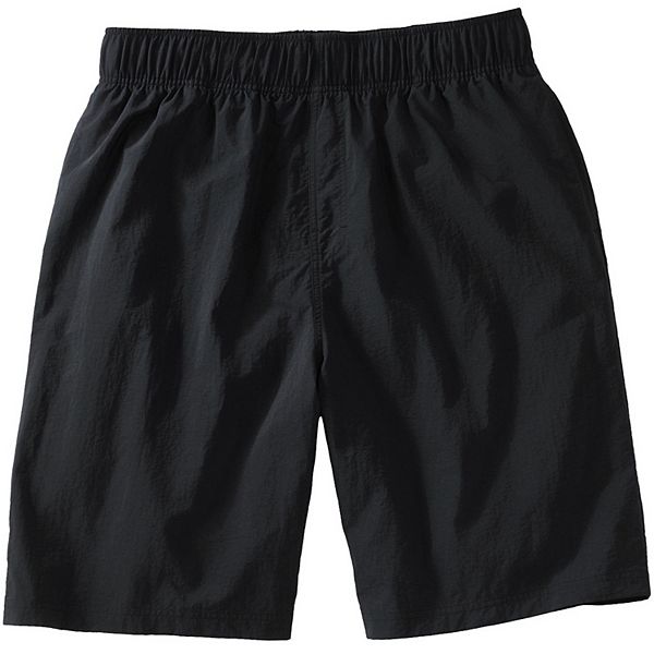 Kingsize Men's Big & Tall Solid 8 Swim Trunks