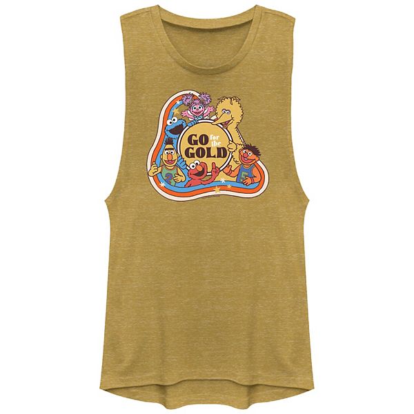 Juniors' PBS Kids Sesame Street Go For The Gold Graphic Tank Top