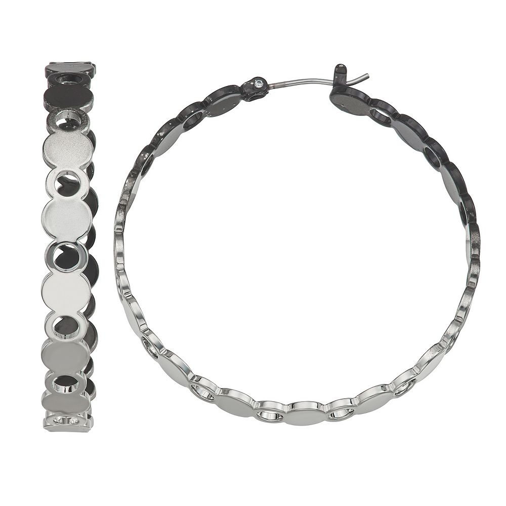 Simply Vera Vera Wang Disc Hoop Earrings