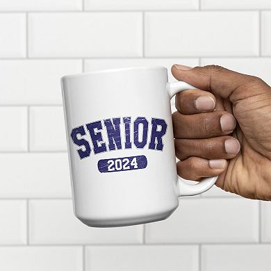Simple Blue Senior 2024 Mugs - Graduation Gifts For Him Or Her - Class ...