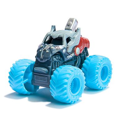 Monster Jam Marvel Thor, Black Panther & Iron Man Mini Monster Truck 3 ...