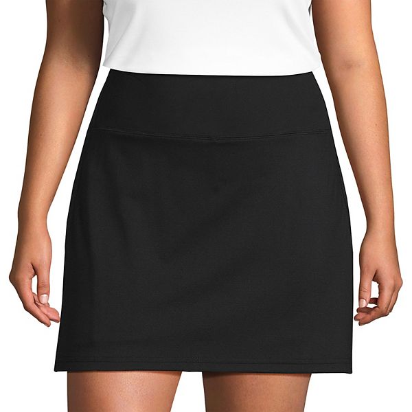 Plus Size Lands' End Active High Impact High-Rise Skort