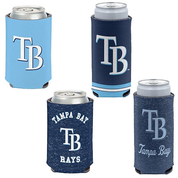 WinCraft Tampa Bay Rays 12oz. Can Cooler 4-Pack Set