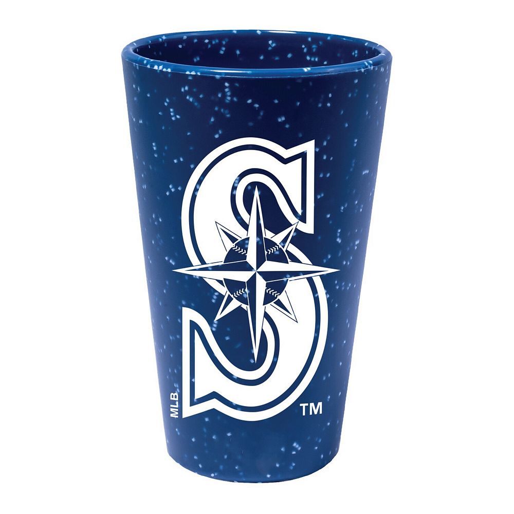 WinCraft Seattle Mariners 16oz. Team Color Silicone Pint Glass