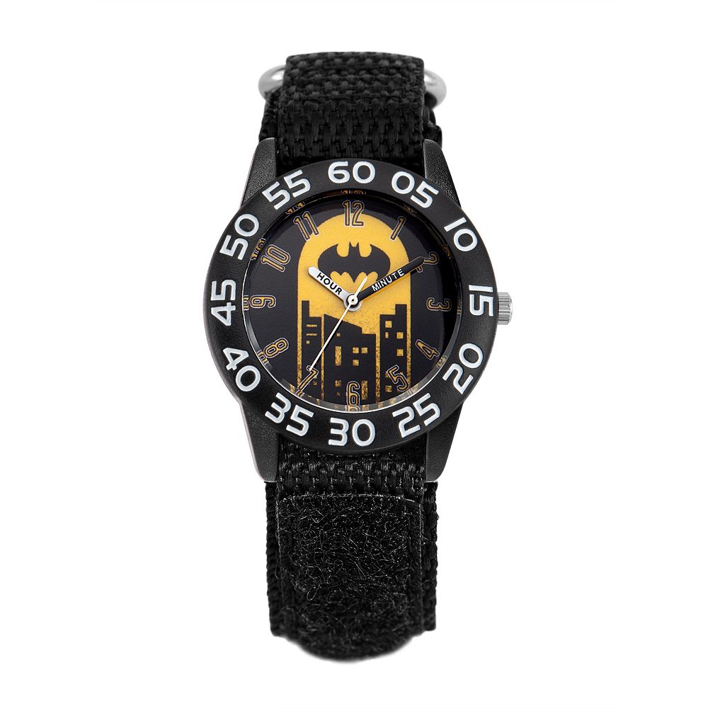 DC Comics Batman Kids' Plastic Time Teacher Watch