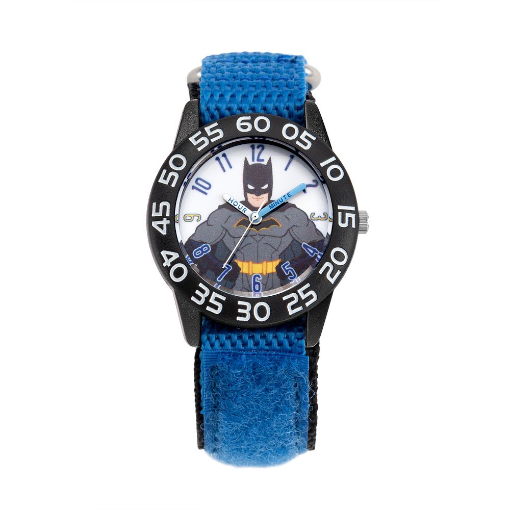 DC Comics Batman Kids' Plastic Time Teacher Watch