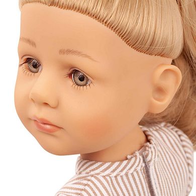 Gotz Little Kidz - Lotta Doll - 14" Multi-Jointed Standing Doll, Long Blond Hair To Wash & Style ...