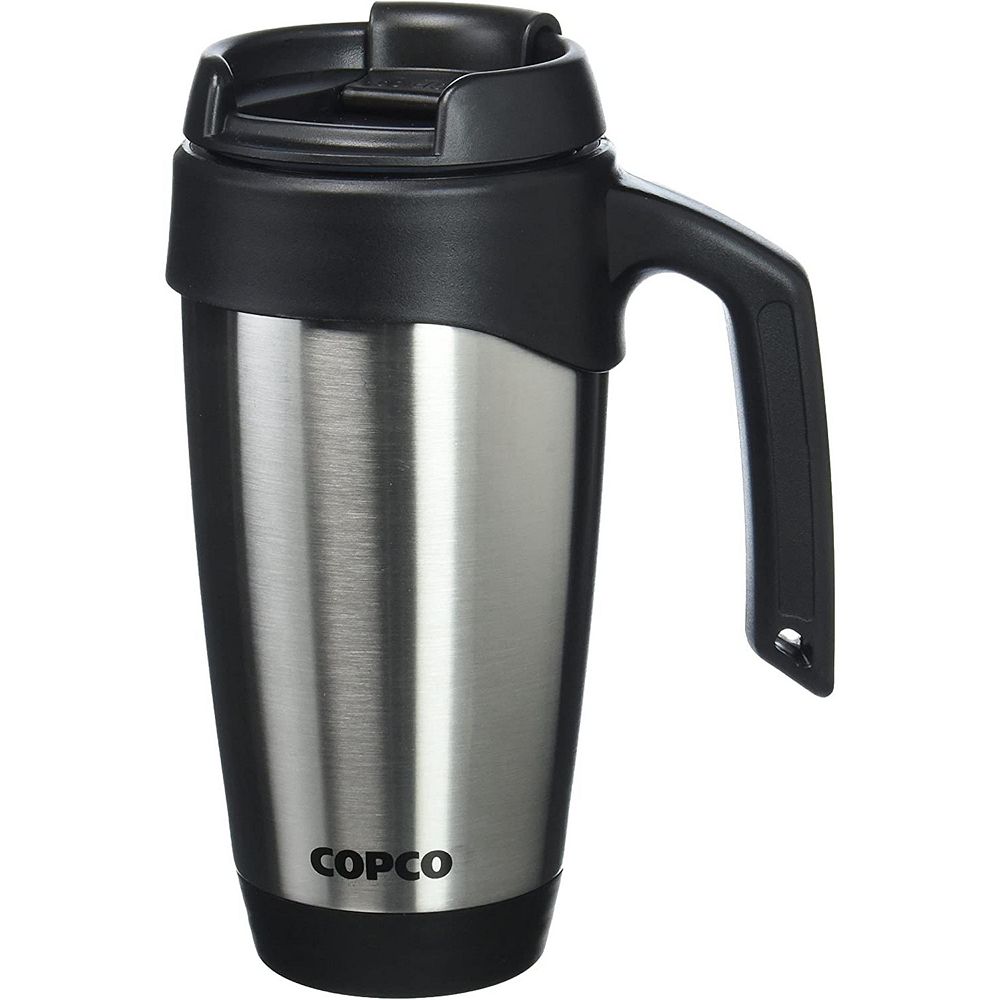 Copco Stainless Steel Insulated Travel Mug W/ Easy Grip Handle, 24 Oz ...