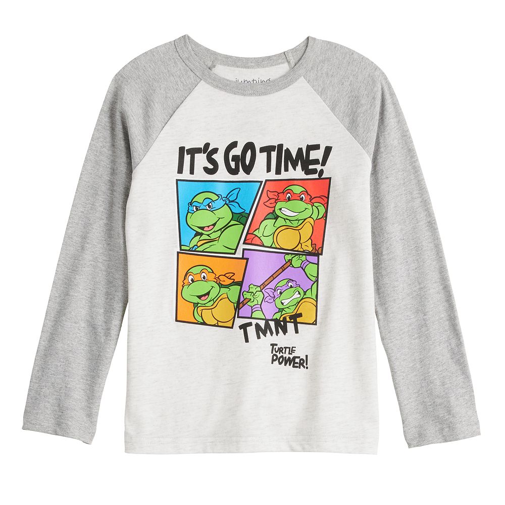 Boys 4-12 Jumping Beans Teenage Mutant Ninja Turtles Turtle Power Raglan Sleeve Graphic Tee