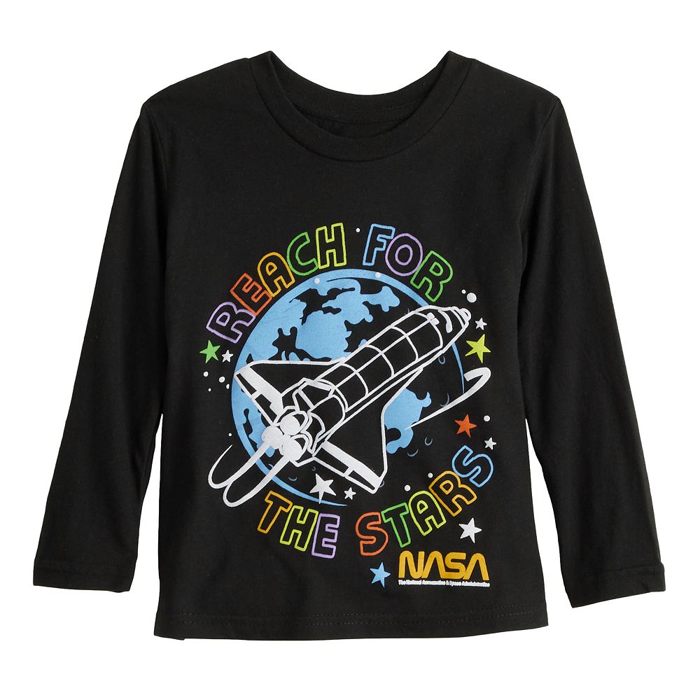 Baby & Toddler Boy Jumping Beans® NASA Reach For The Stars Long Sleeve ...