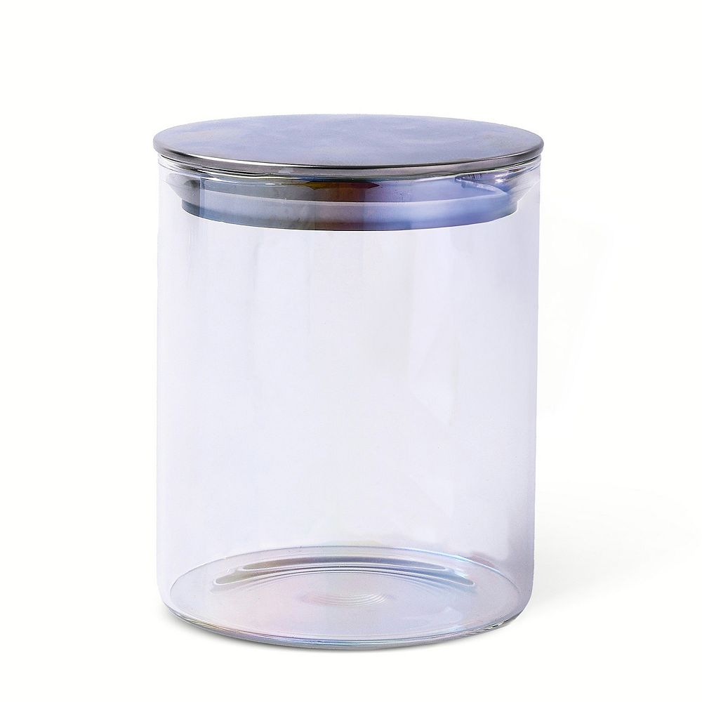 MAISON DE BASE Iridescent Jar with Metal Lid