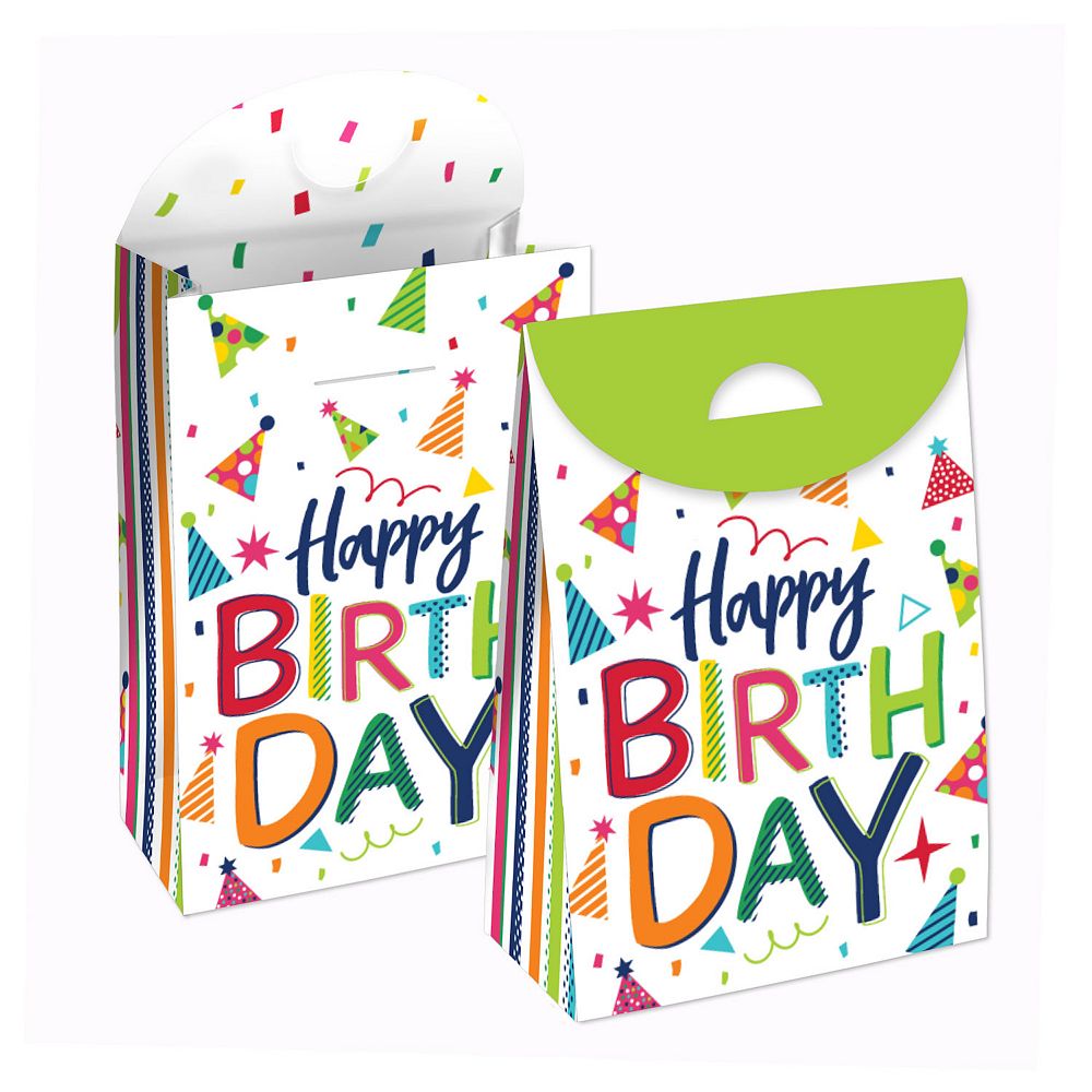 Big Dot Of Happiness Cheerful Happy Birthday - Colorful Birthday Party ...