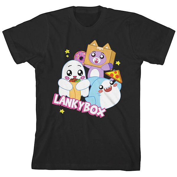 Boys 8-20 Lanky Box Cute Characters Graphic Tee