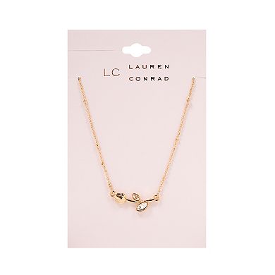 LC Lauren Conrad Rose Pendant Necklace